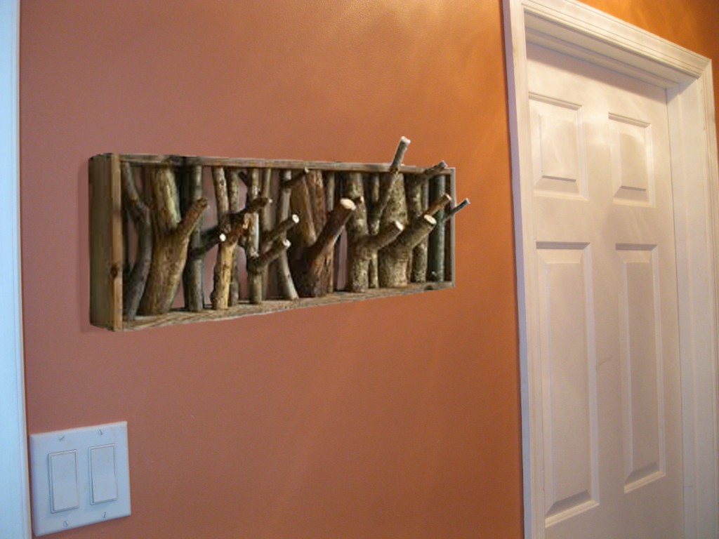 Green Diva Mizar’s DIY: Coat Rack from Fallen Tree Limbs – The Green Divas